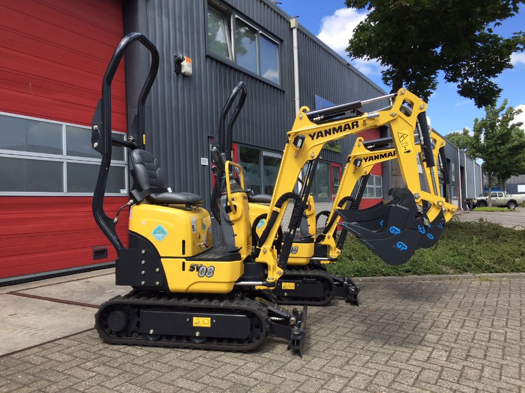YANMAR SV08 minigraver NIEUW